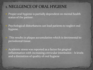 Stress and periodontium | PPTX