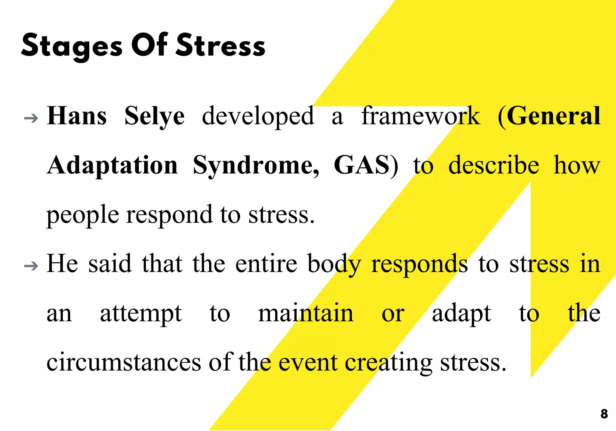 Stress- Psychology | PPTX