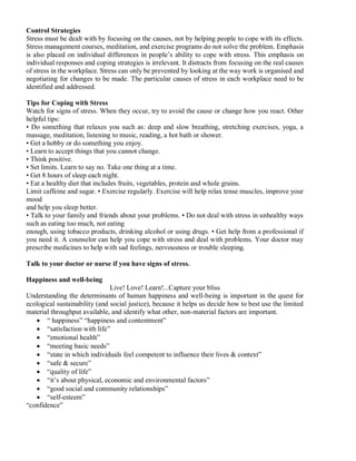 Stress and-coping-notes | PDF