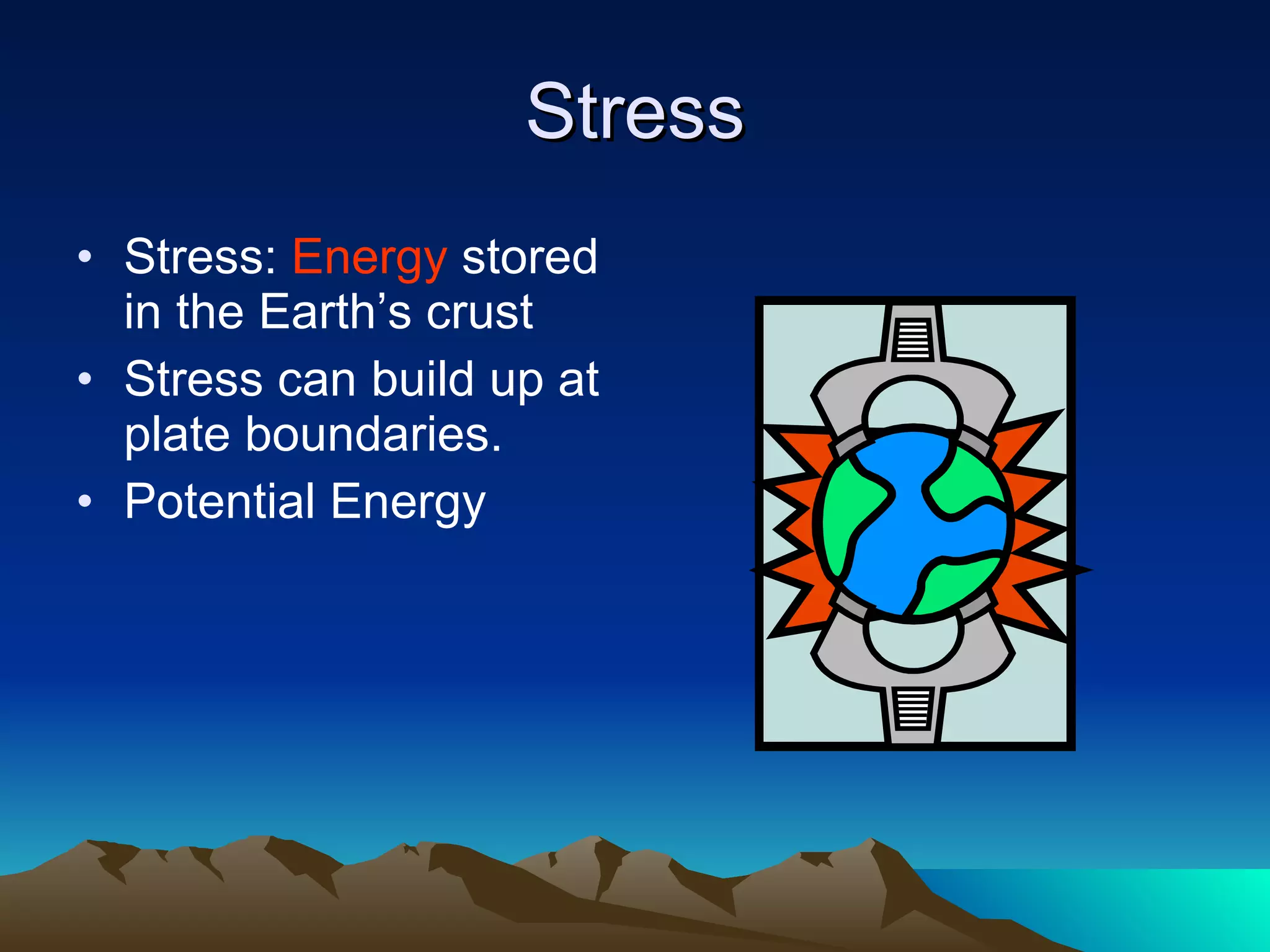Stress And Energy Waves | PPT | Geology | Science