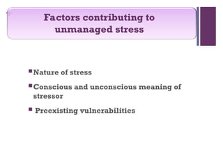 Stress Assessment: Evaluating Stress Levels and Coping Mechanisms | PPT