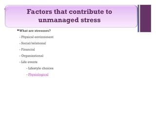 Stress Assessment: Evaluating Stress Levels and Coping Mechanisms | PPT