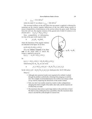 Stress deflections shafts in torsion | PDF