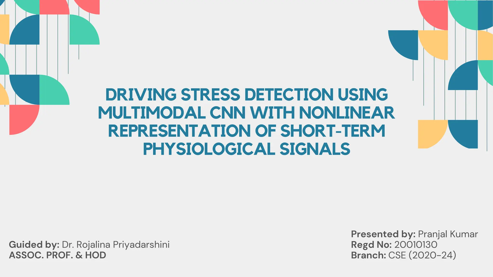 Driving Stress Detection Using Multimodal Cnn With Nonlinear