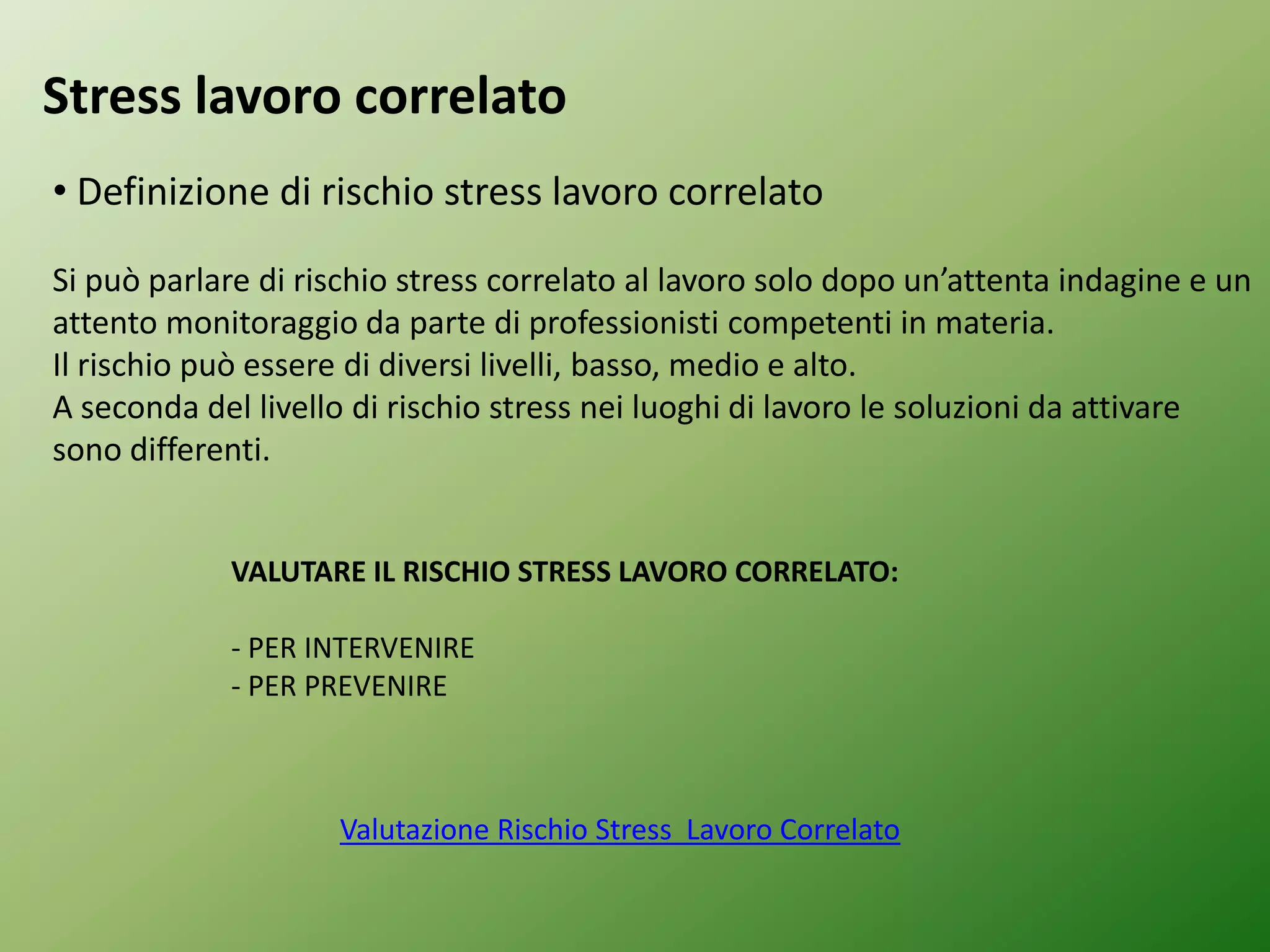 Lo Stress Da Lavoro Correlato , Stress lavoro correlato: che significa ...