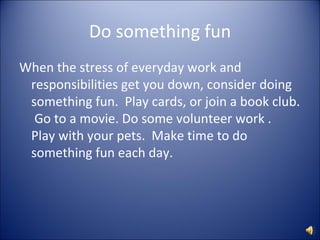 Stress Management | PPT