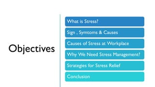 Stress Management PPT for Presentation | PDF