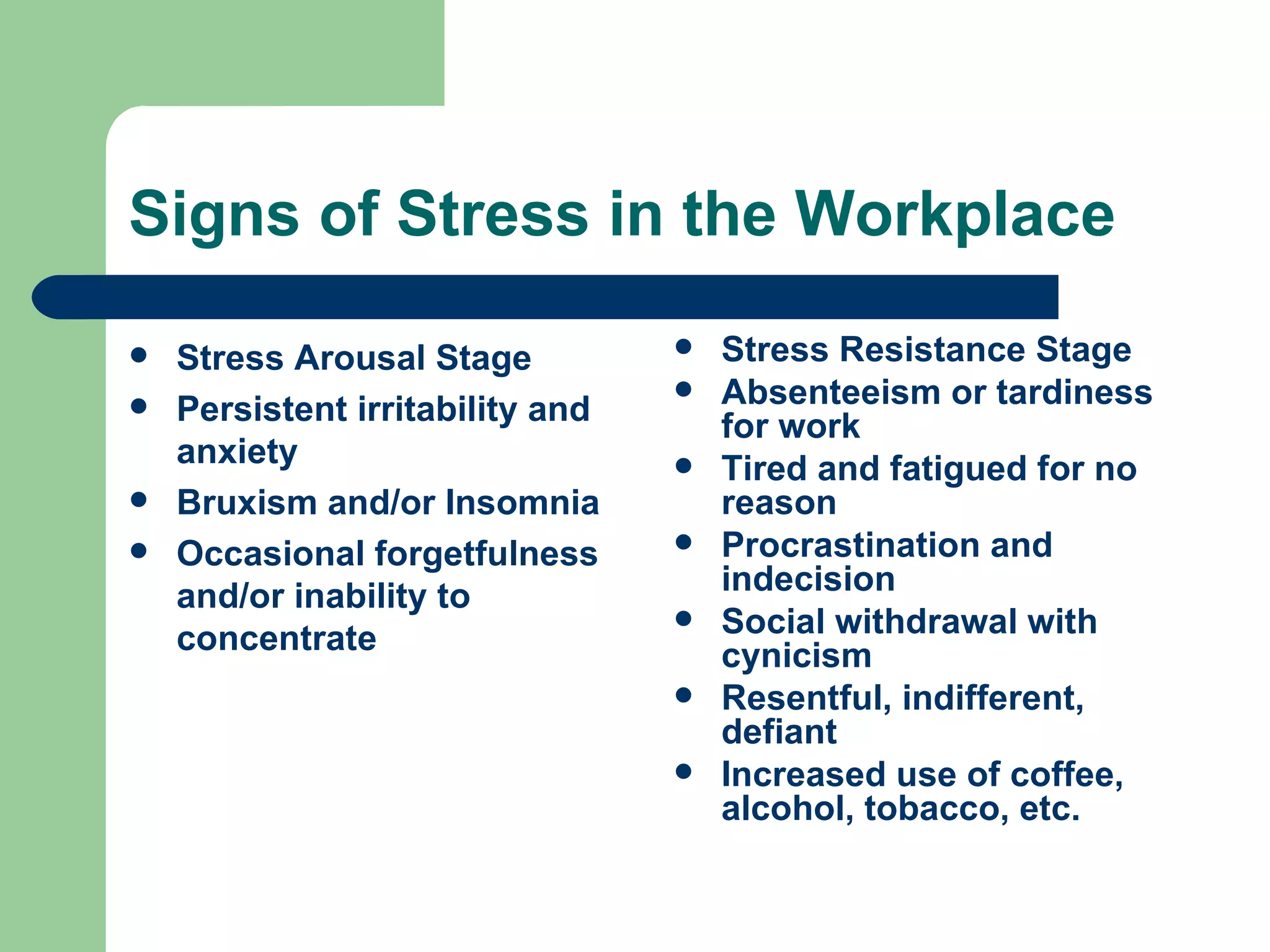 Stress presentation- | PPT