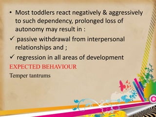 Stress & reactions related to developmental stages | PPTX