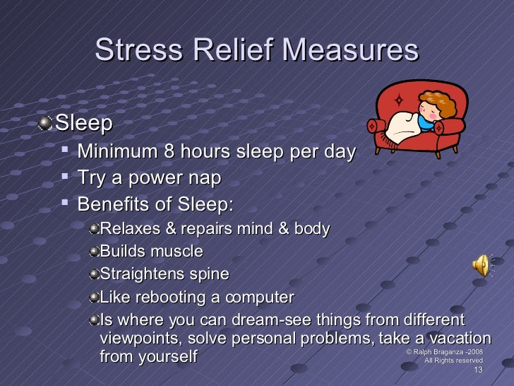 Stress Relief Measures