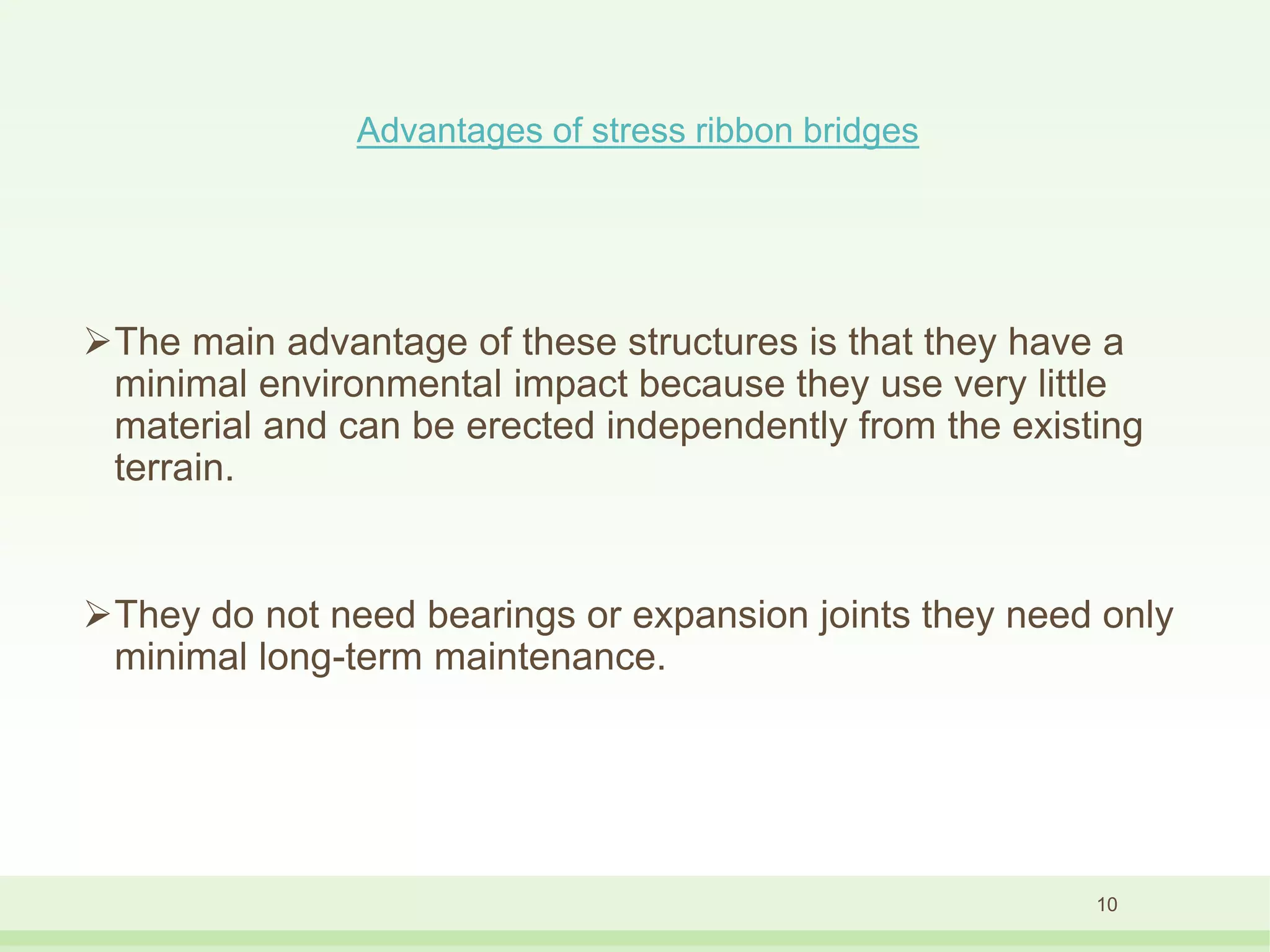 Stress ribbon-bridges | PPTX