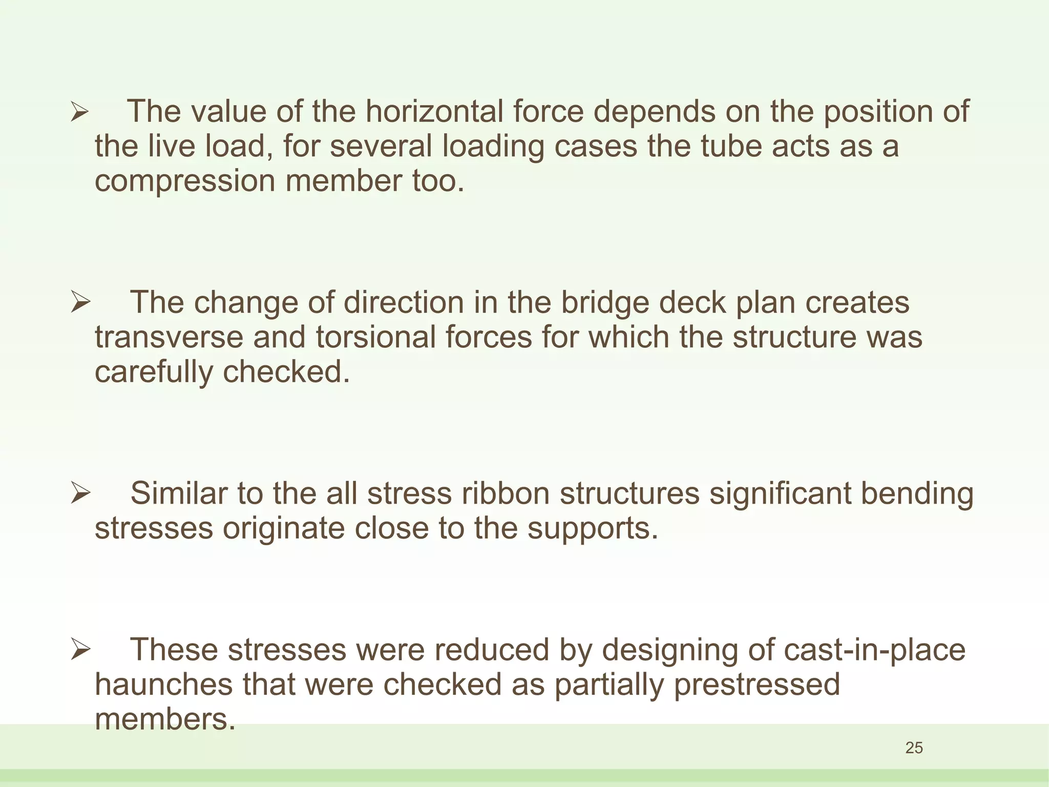 Stress ribbon-bridges | PPTX