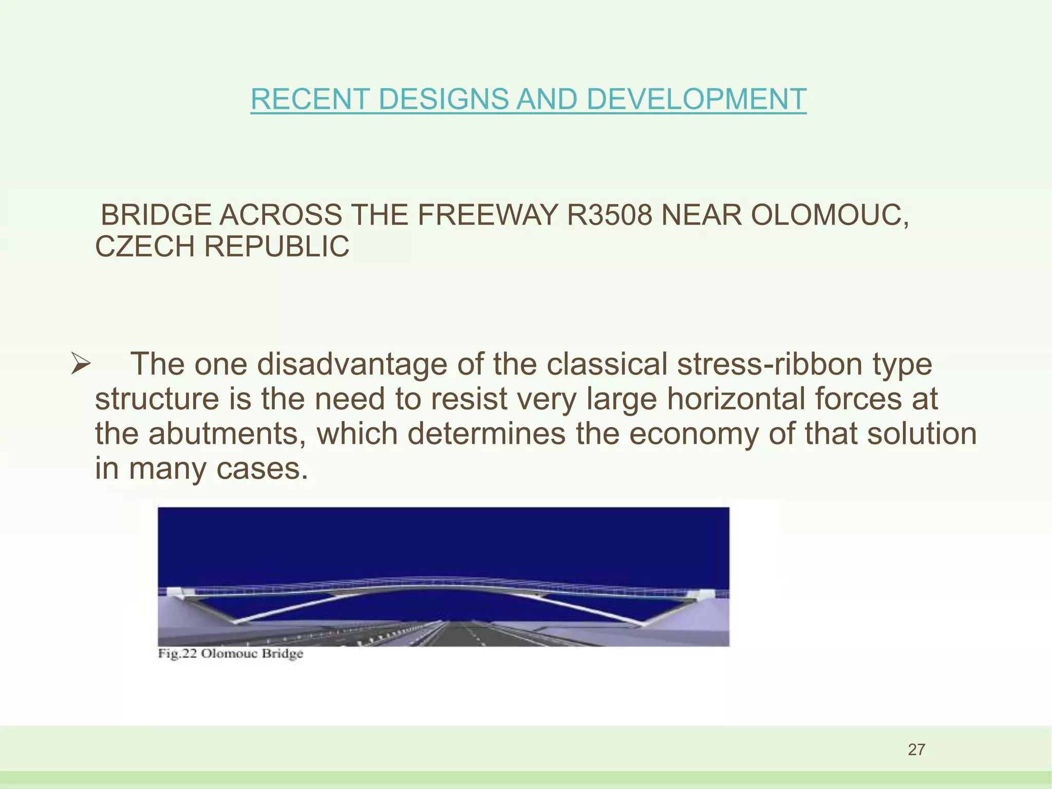 Stress ribbon-bridges | PPTX