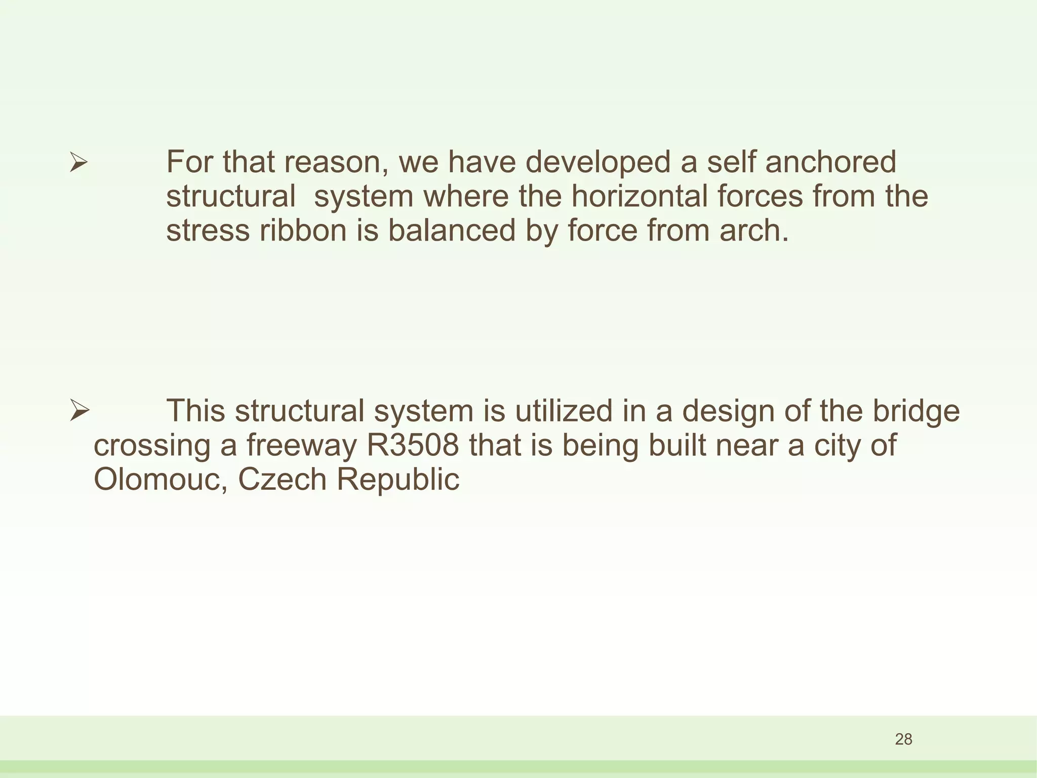 Stress ribbon-bridges | PPTX