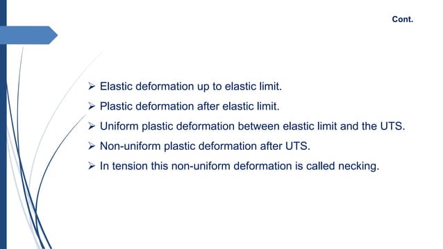 Stress-strain curves-Plastic deformation | PPT