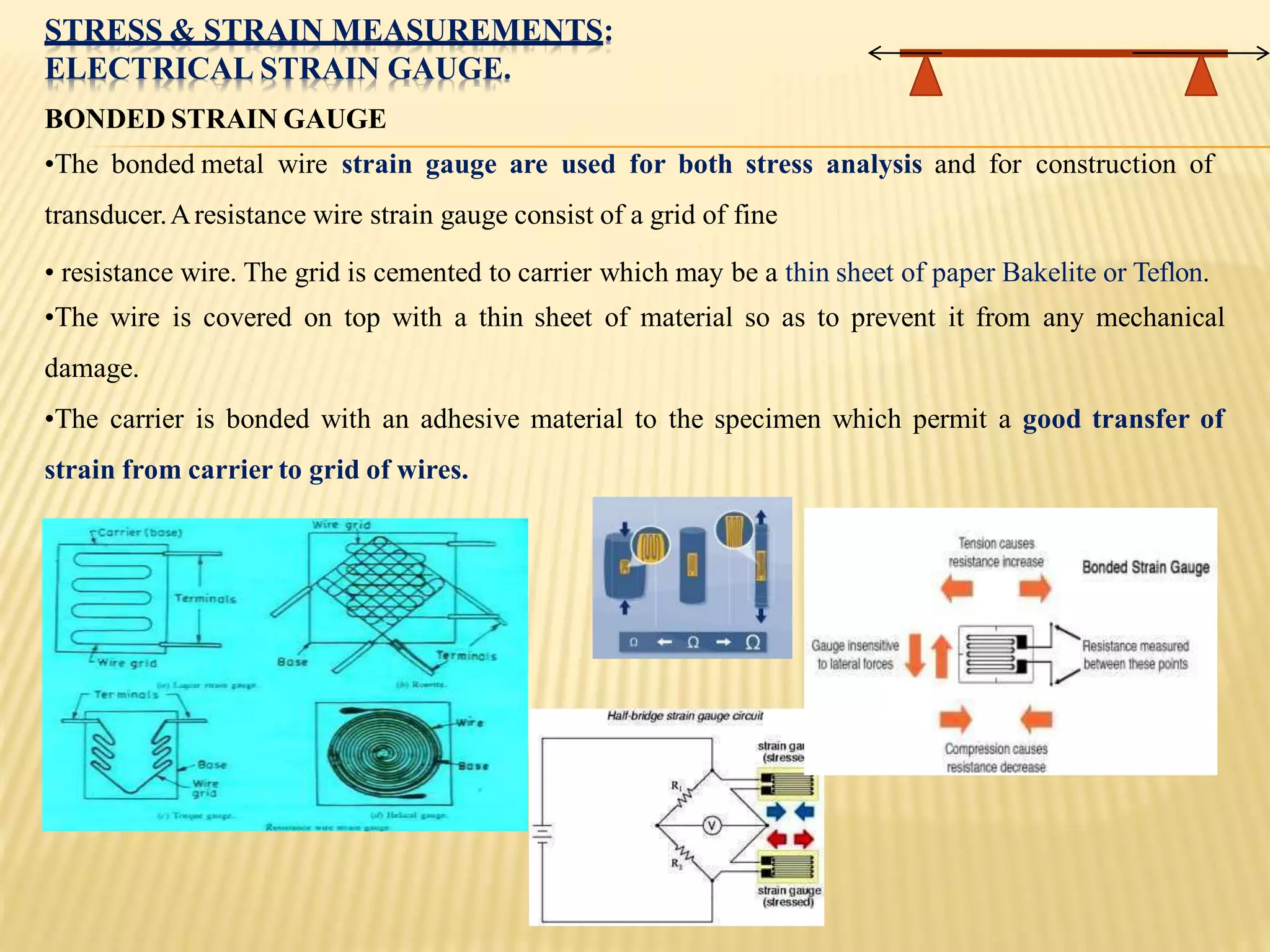 Stress strain measurements ppt | PDF