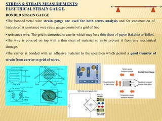 Stress strain measurements ppt | PDF