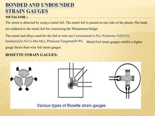 Stress strain measurements ppt | PDF