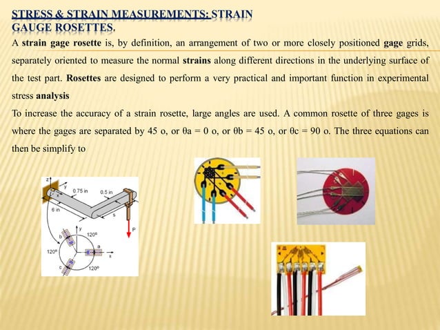 Stress strain measurements ppt | PDF