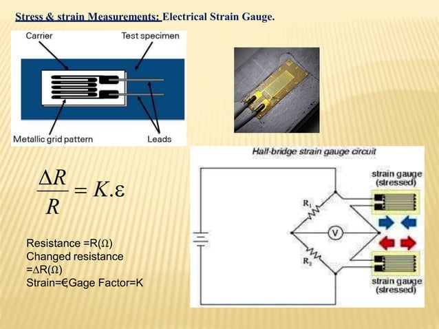 Stress strain measurements ppt | PDF