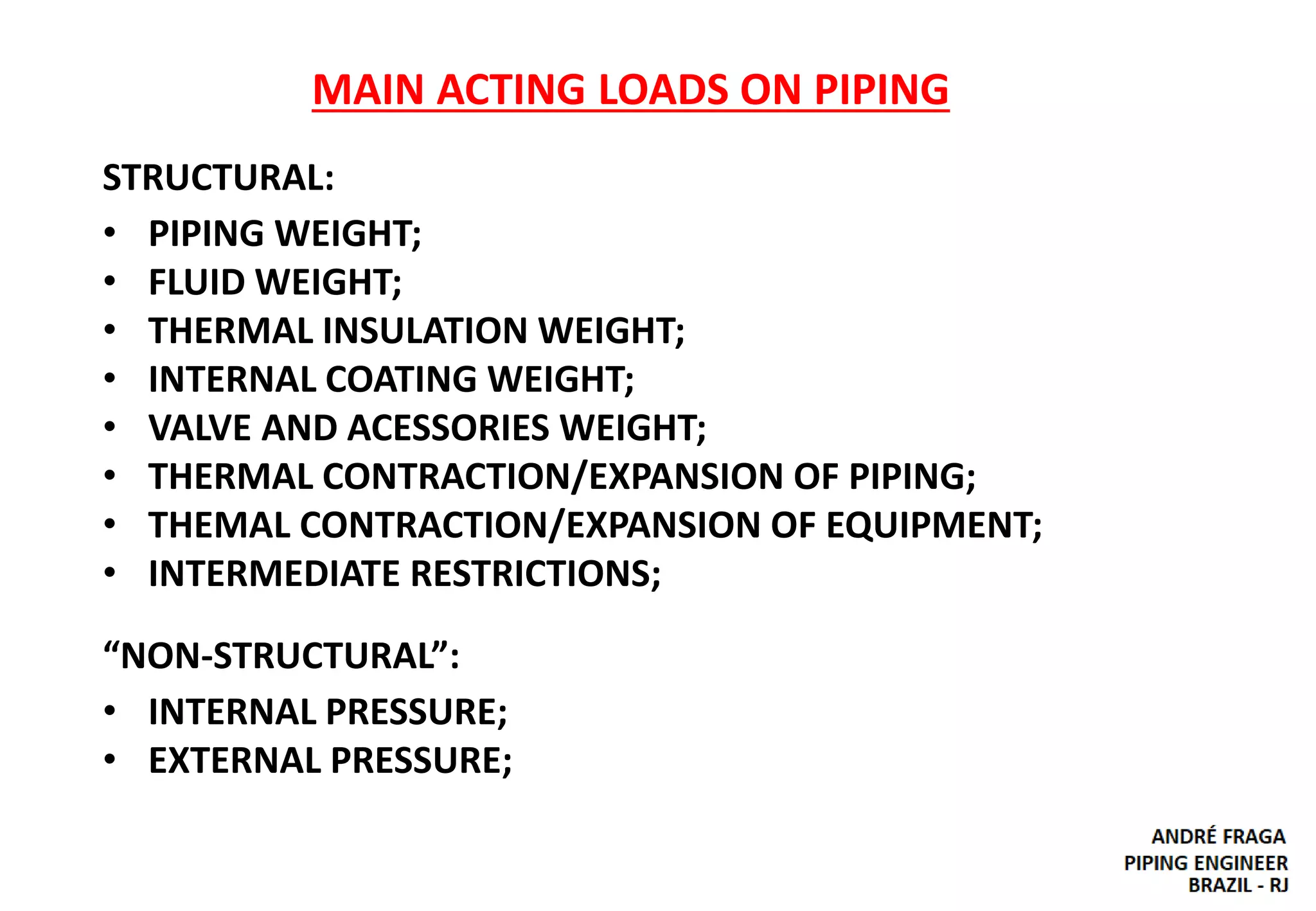 Introduction to Stress Analysis and Piping Vibration Analysis | PPTX
