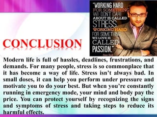 Stress management | PPTX