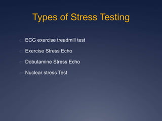 Types Of Stress Test