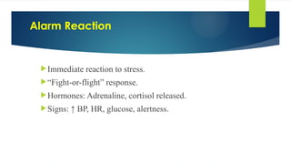 STRESS & ADAPTATION (types, sources stress adaptation,coping strategies ...