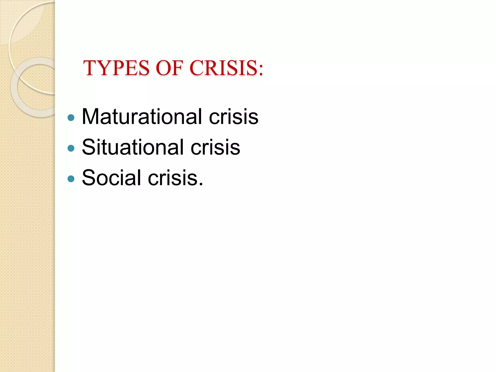 Stress adaptation and crisis intervention | PPTX