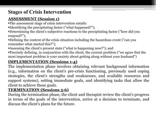 Stress, Stress Adaptation Model & Crisis intervention | PPTX