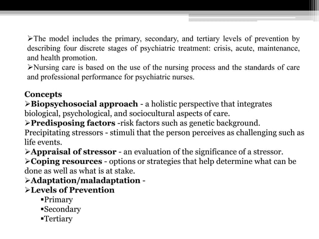 Stress, Stress Adaptation Model & Crisis intervention | PPTX