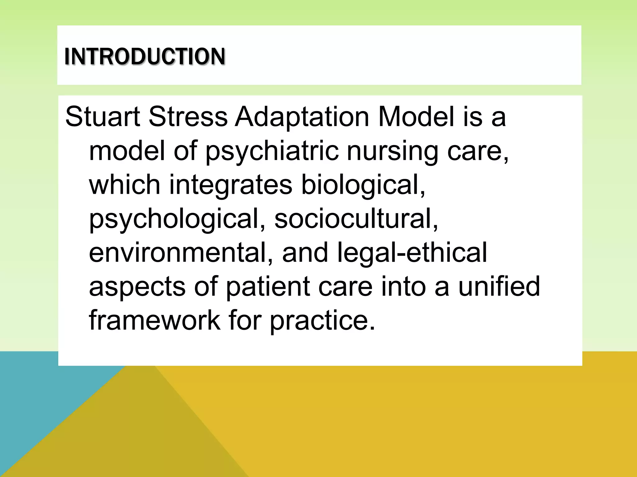 Stress adaptation model | PPTX