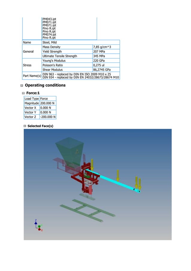 Stress analysis report | PDF