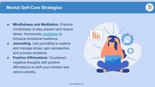 Stress and Anxiety: Effective Self-Care Strategies | PDF