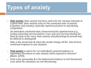 Stress and anxiety management in athletes | PPTX