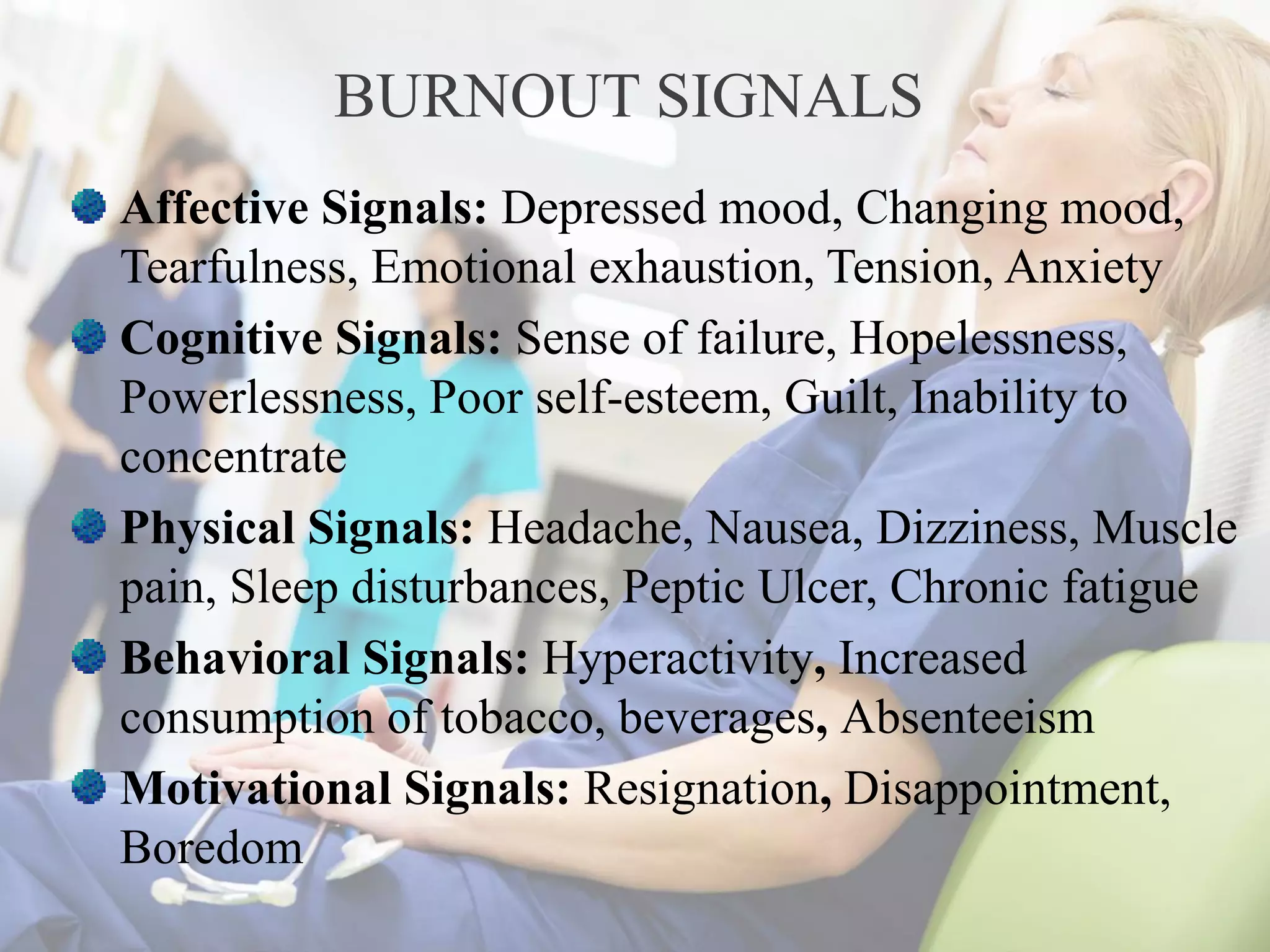 Stress and burnout syndrome among health team members | PDF