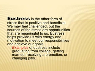 Stress and causes | PPTX