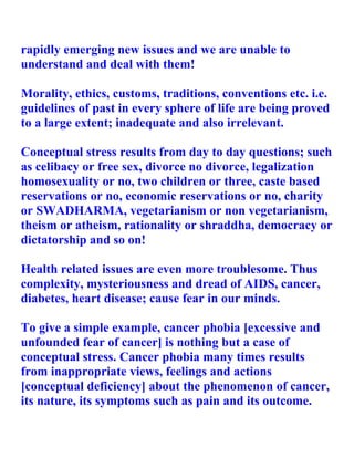 Stress and conceptual_stress_dr._shriniwas_kashalikar | DOC