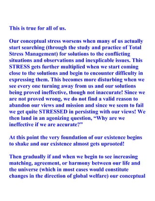 Stress and conceptual_stress_dr._shriniwas_kashalikar | DOC