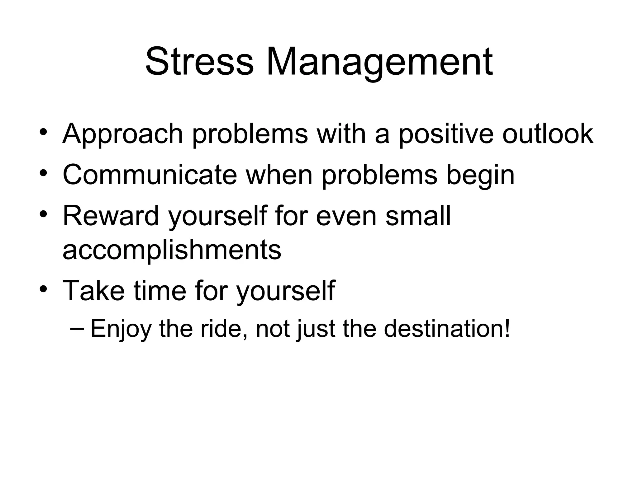 Stress and conflict | PPT