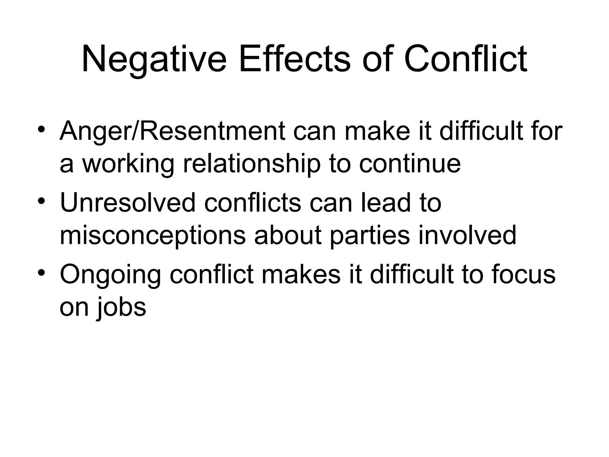 Stress and conflict | PPT