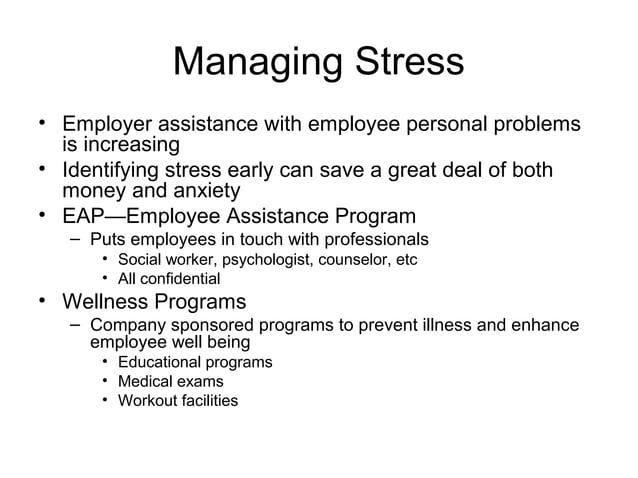 Stress and conflict | PPT