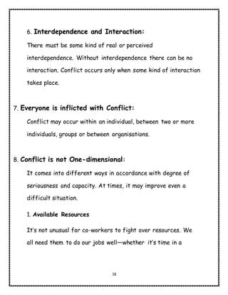 Notes on Stress Management, Conflict management & Knowledge Management ...