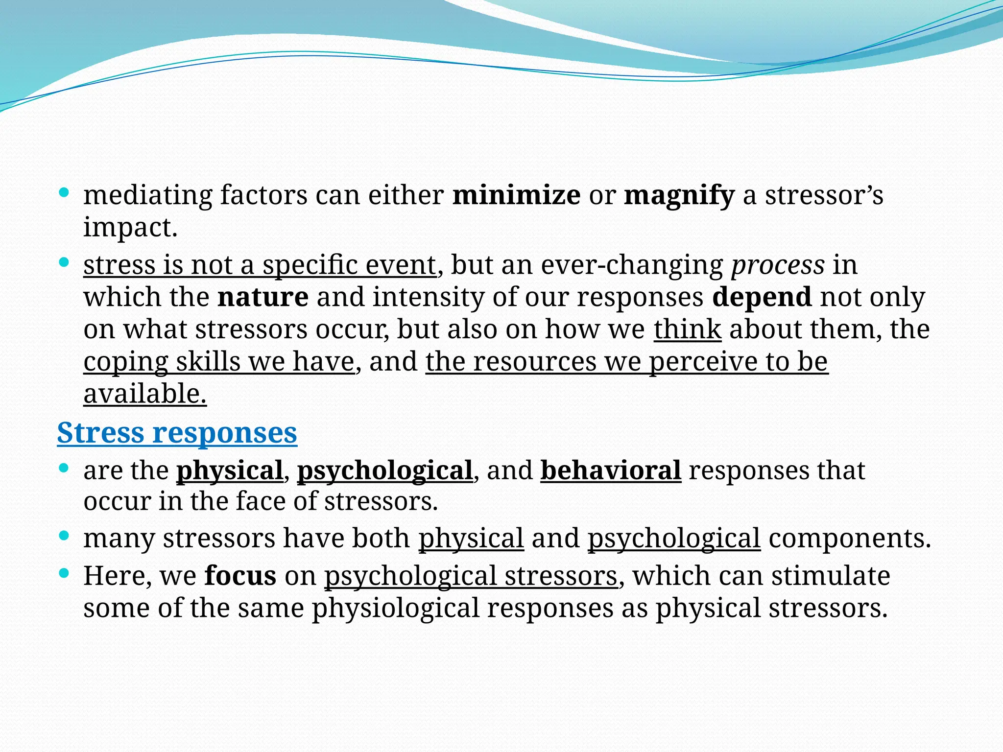 stress and copping psychology 2 level .. | PPTX