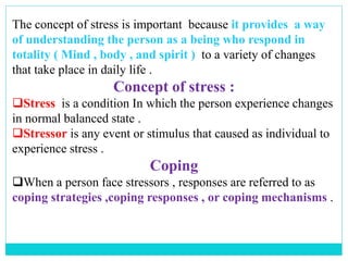 Stress and coping presentation foe BSN(gen.) | PDF