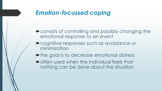 Stress and Coping Strategies | PPTX