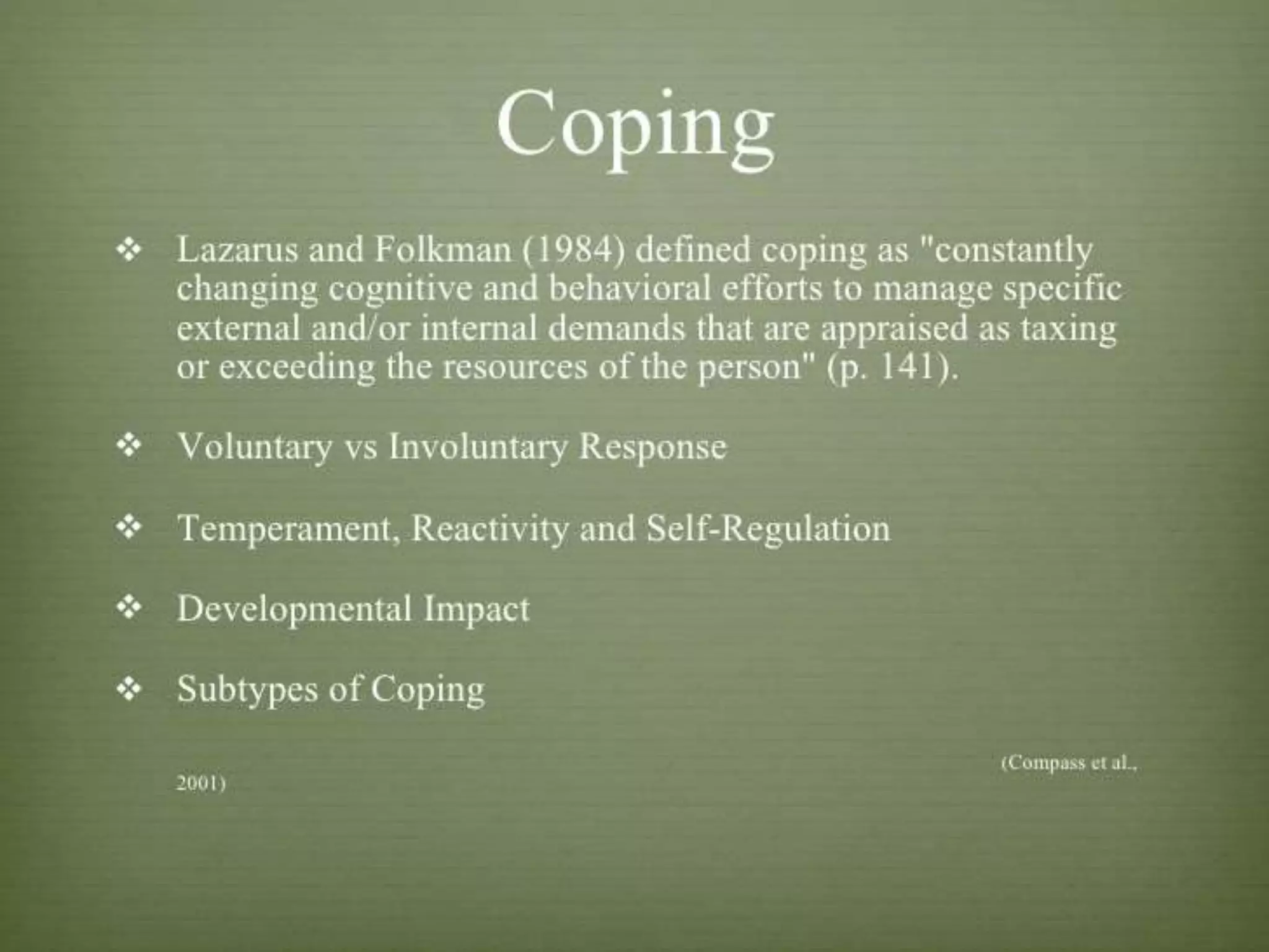 Stress and coping stress | PPT