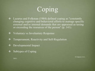 Stress and coping stress | PPTX | Mental Health | Diseases and Conditions