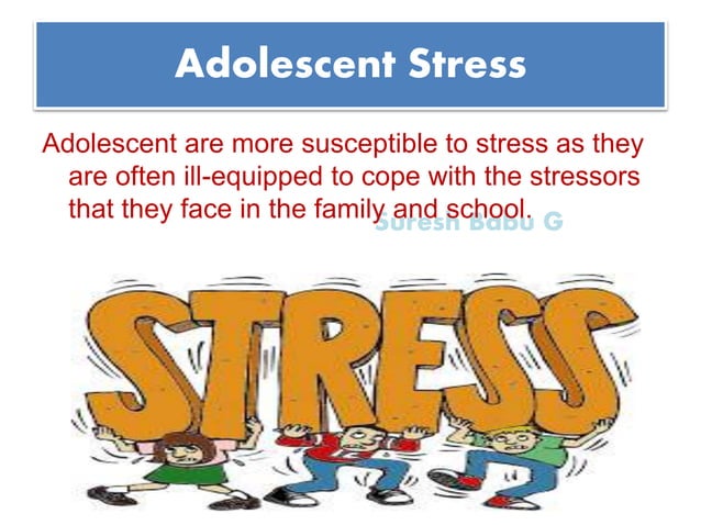 Stress and coping stress - Stress management strategies - Adolescent ...