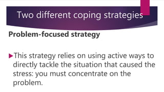 Stress and coping stress | PPT